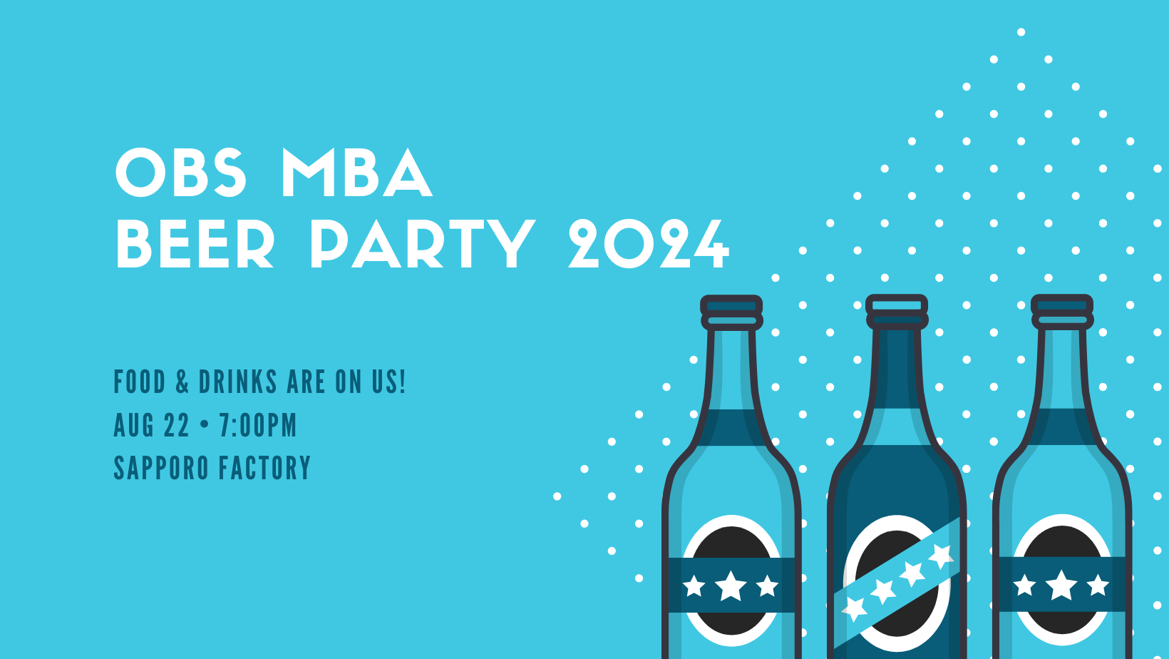 復活企画！BEER PARTY2024開催(8/22)